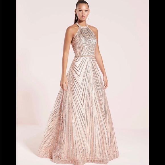 Studio 17 | Dresses | Studio 7 Rose Gold Prom Dress 1278 | Poshmark